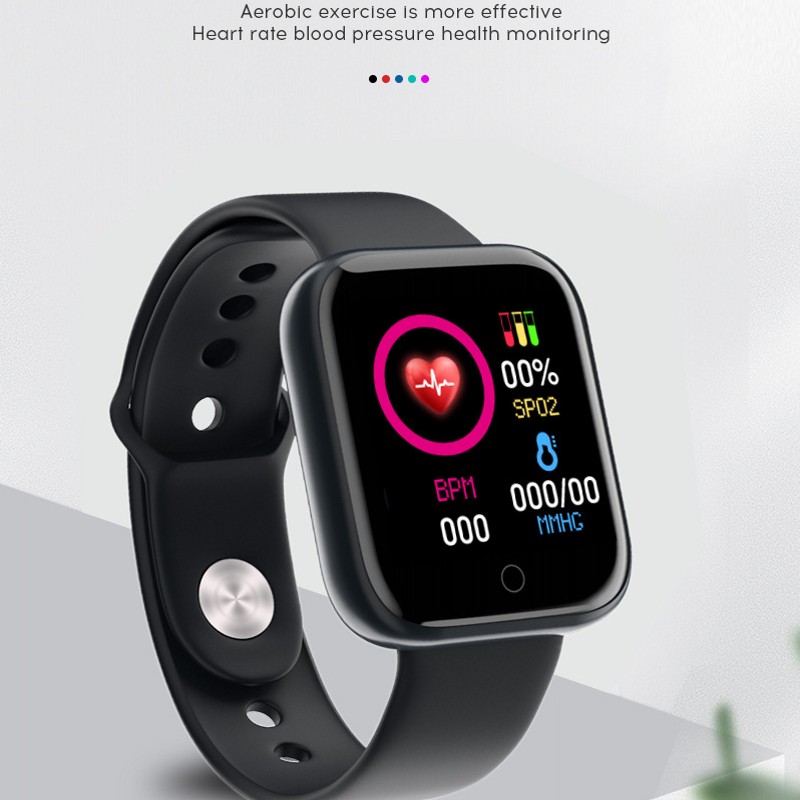 Y68 Smart Watch Bracelet Heart Rate blood Pressure Sports Tracker Smart ...