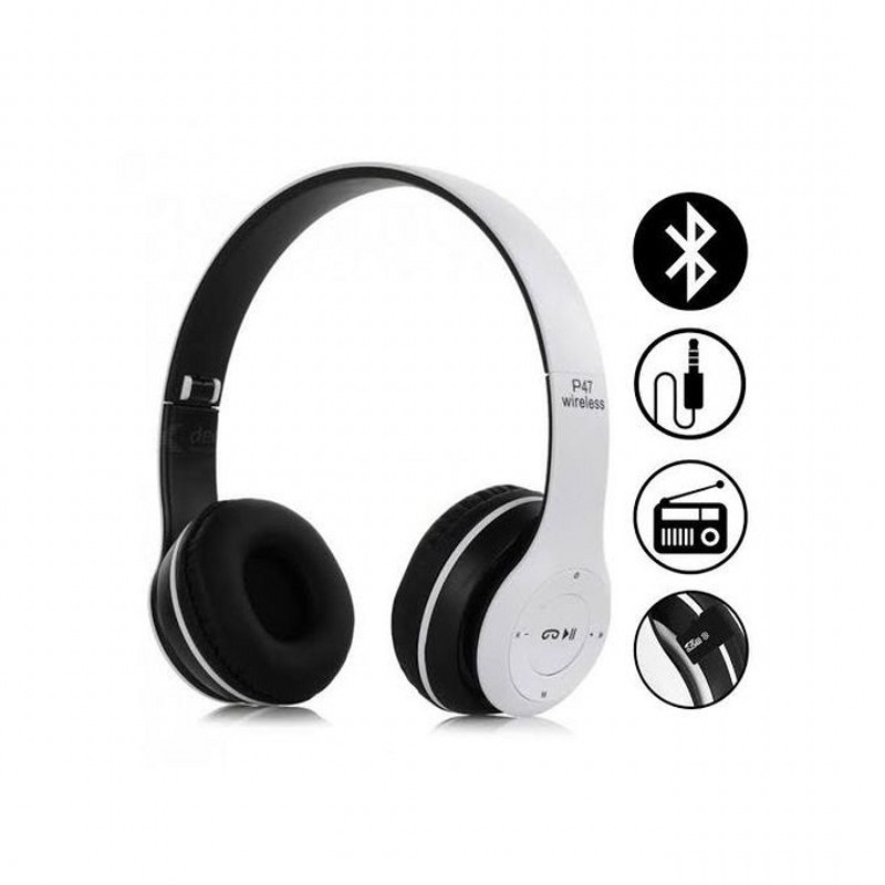 P47 Wireless Bluetooth Headsets Foldable Earphones