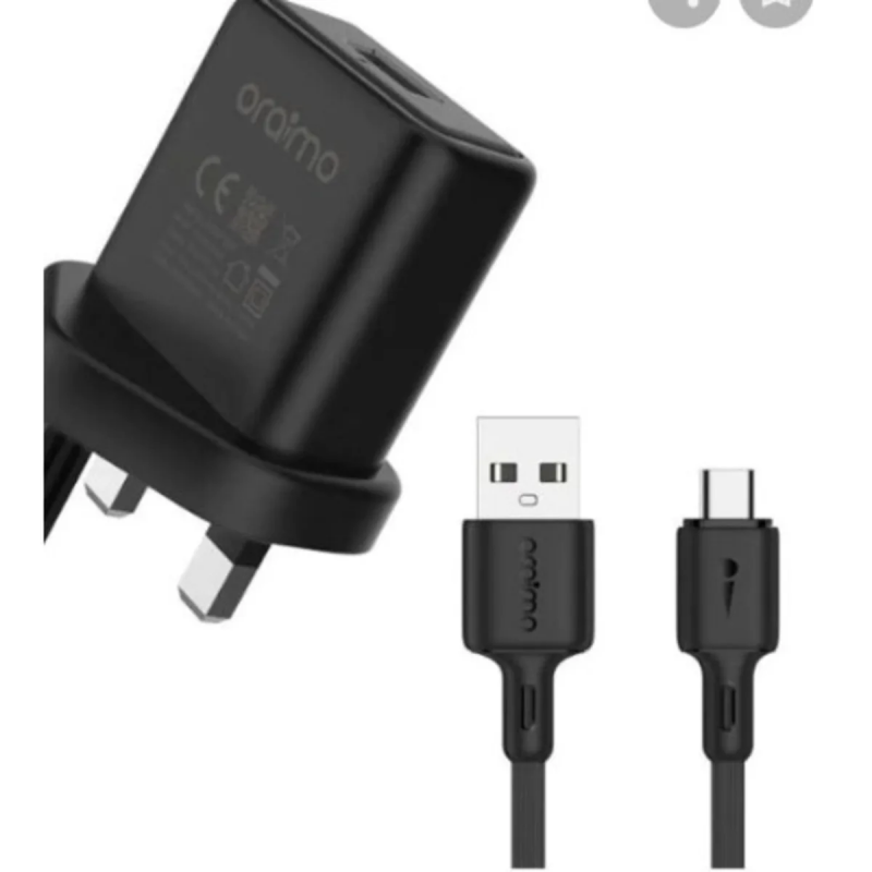 Oraimo OCW-U37SP+M53 Cannon 3 Mini Charger with Micro-USB Cable