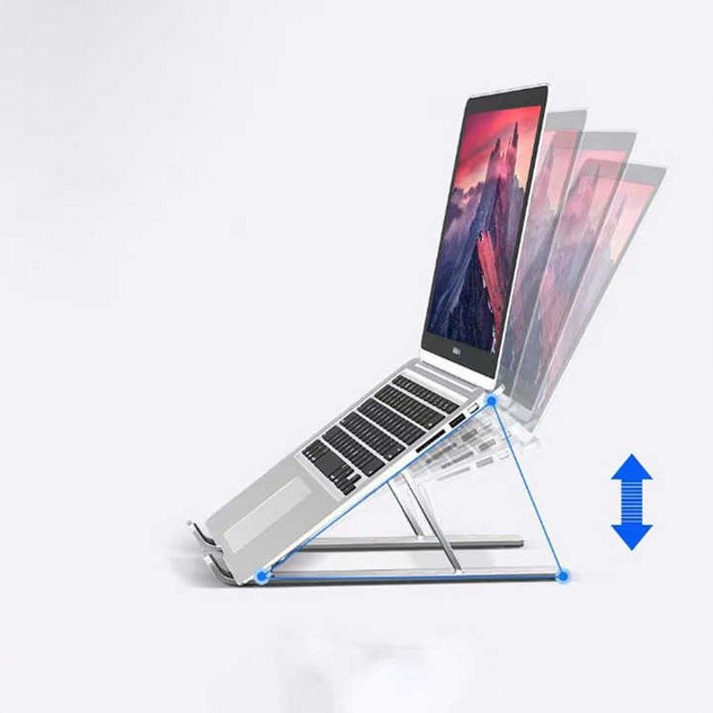Metal Laptop Stand Adjustable Portable Folding Laptop Holder